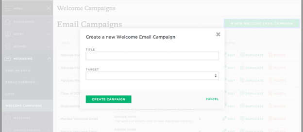 Creating Custom Welcome Campaigns – Firsthand